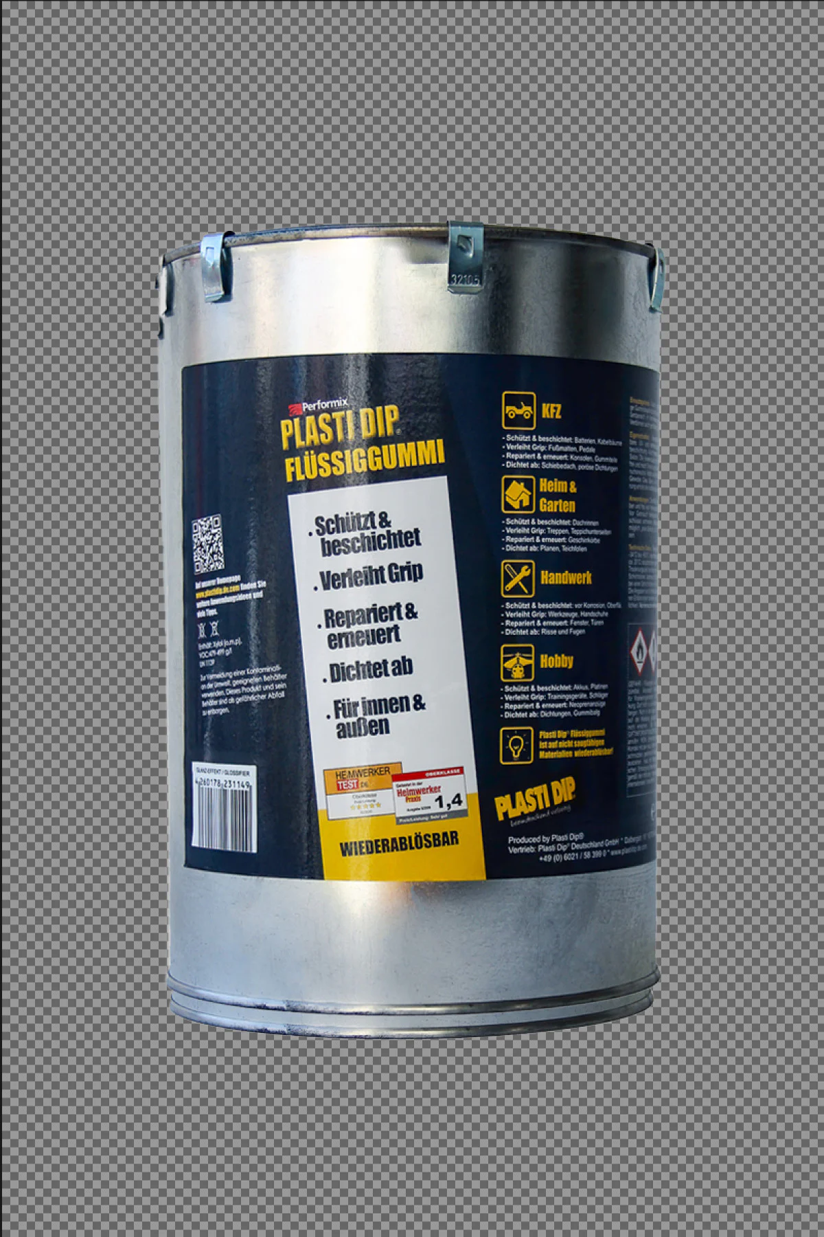 Plasti Dip - Şeffaf 3 Kg - çok amaçlı kaplama solüsyonu